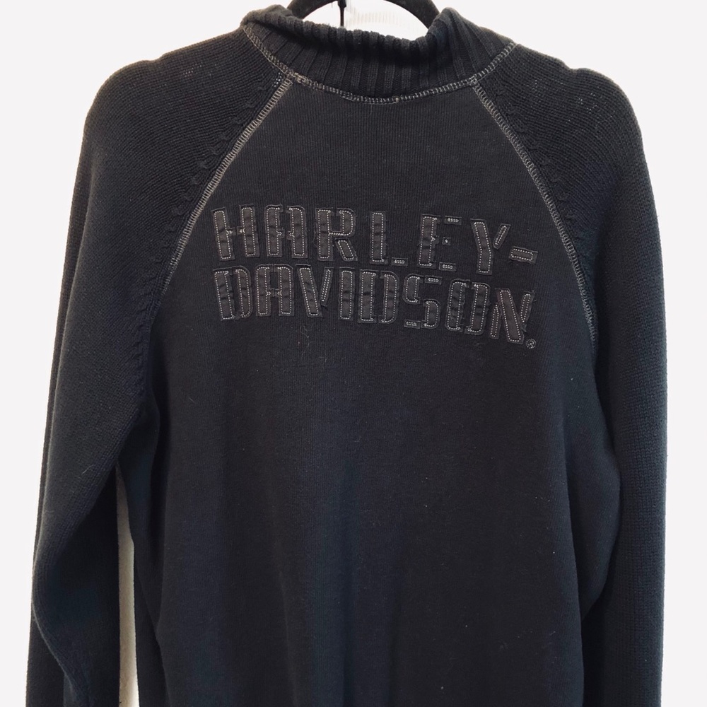 Harley Davidson Motor Clothes Black Long Sleeve 3 Qua… - Gem